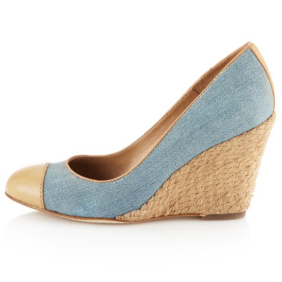 Sam Edelman | Shoes | Sam Edelman Denim Espadrille Wedges | Poshmark